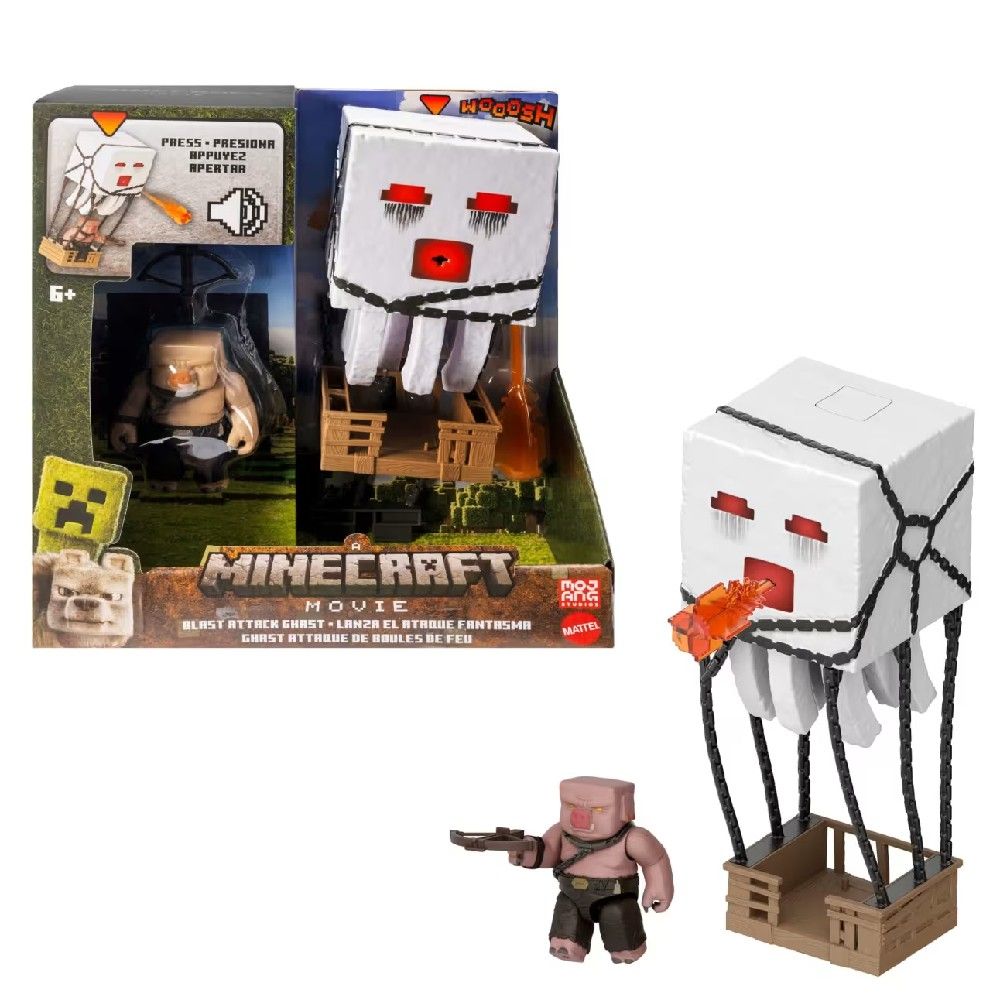 Minecraft Ataque Explosivo do Ghast - Mattel - Barão Distribuidor