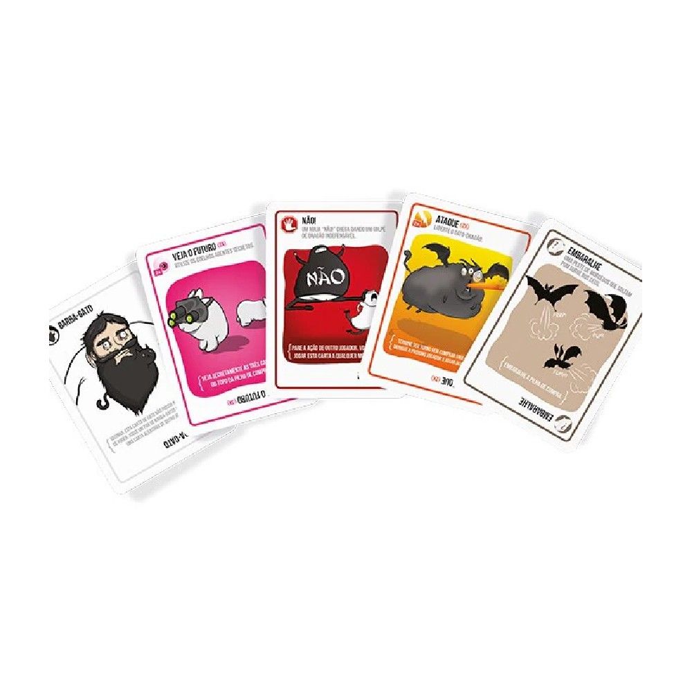 Jogo Exploding Kittens para a Galera - Asmodee