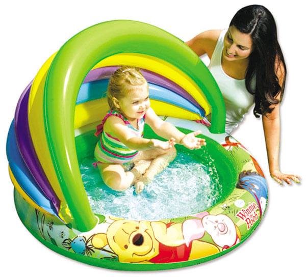 Piscina Arco-Íris Pooh 45L - Intex | Toymania - Barão Distribuidor