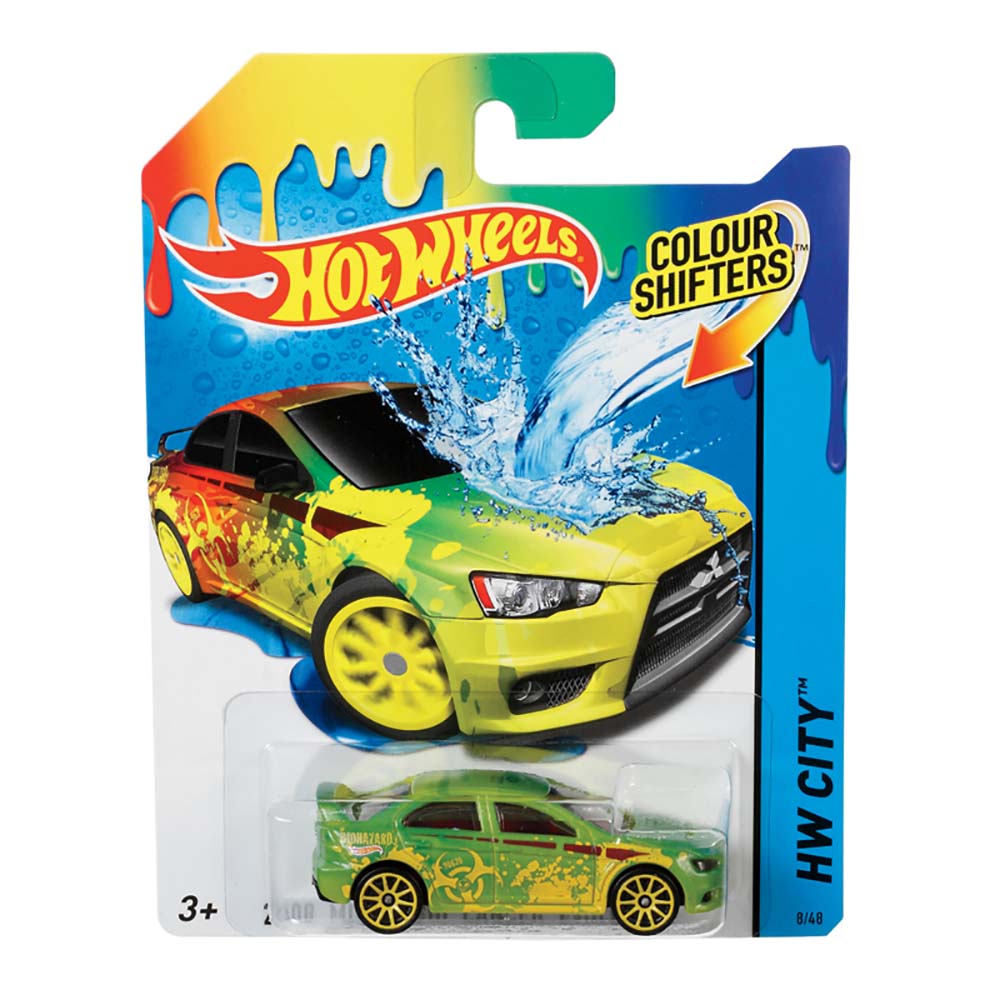 Hot Wheels Carrinho Color Change 2008 Mitsubishi Lancer Evolution ...