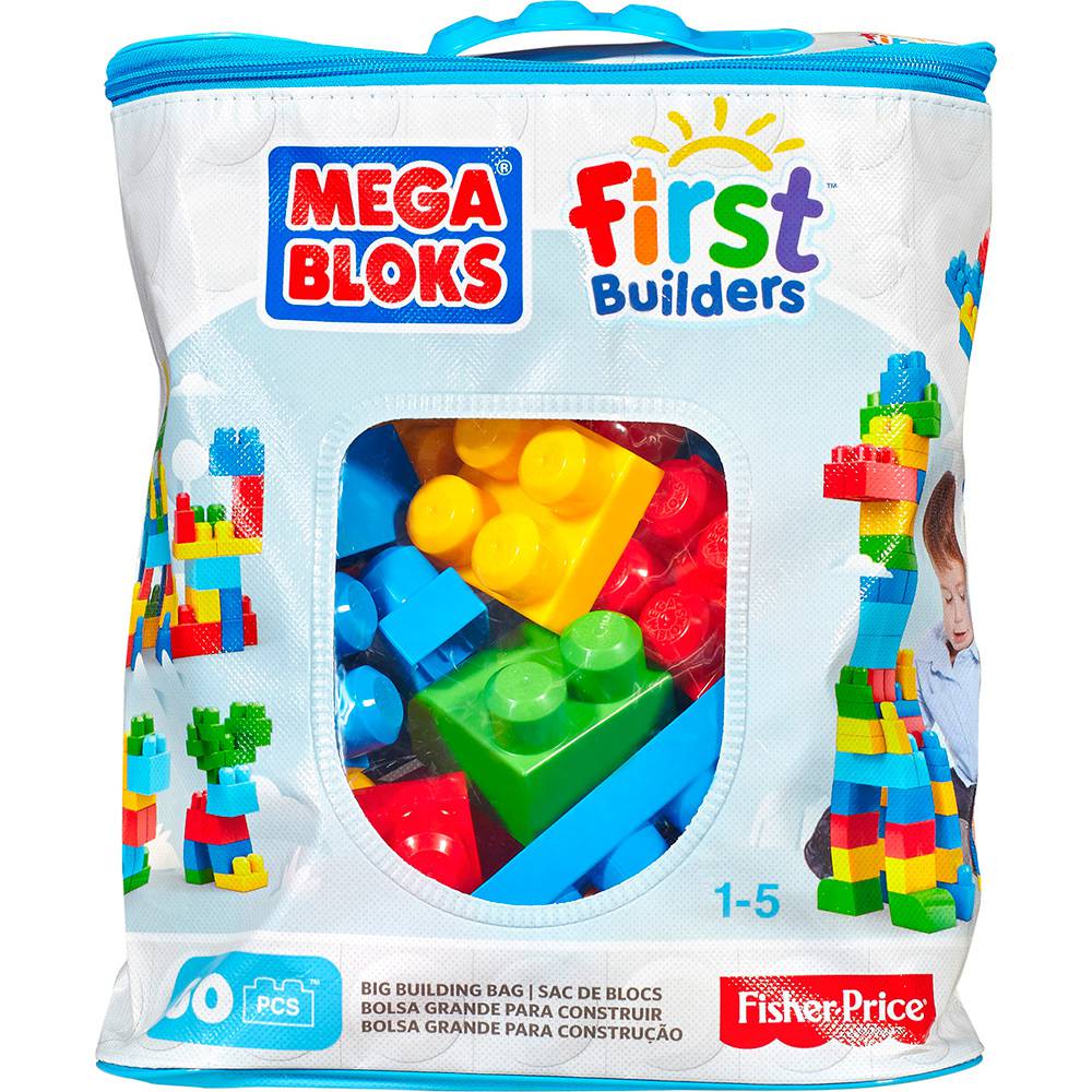 Mega Bloks First Builders Sacola 60 Peças - Mattel | Toymania - Barão ... Mega Bloks First Builders Sacola 60 Peças - Mattel | Toymania - Barão ...
