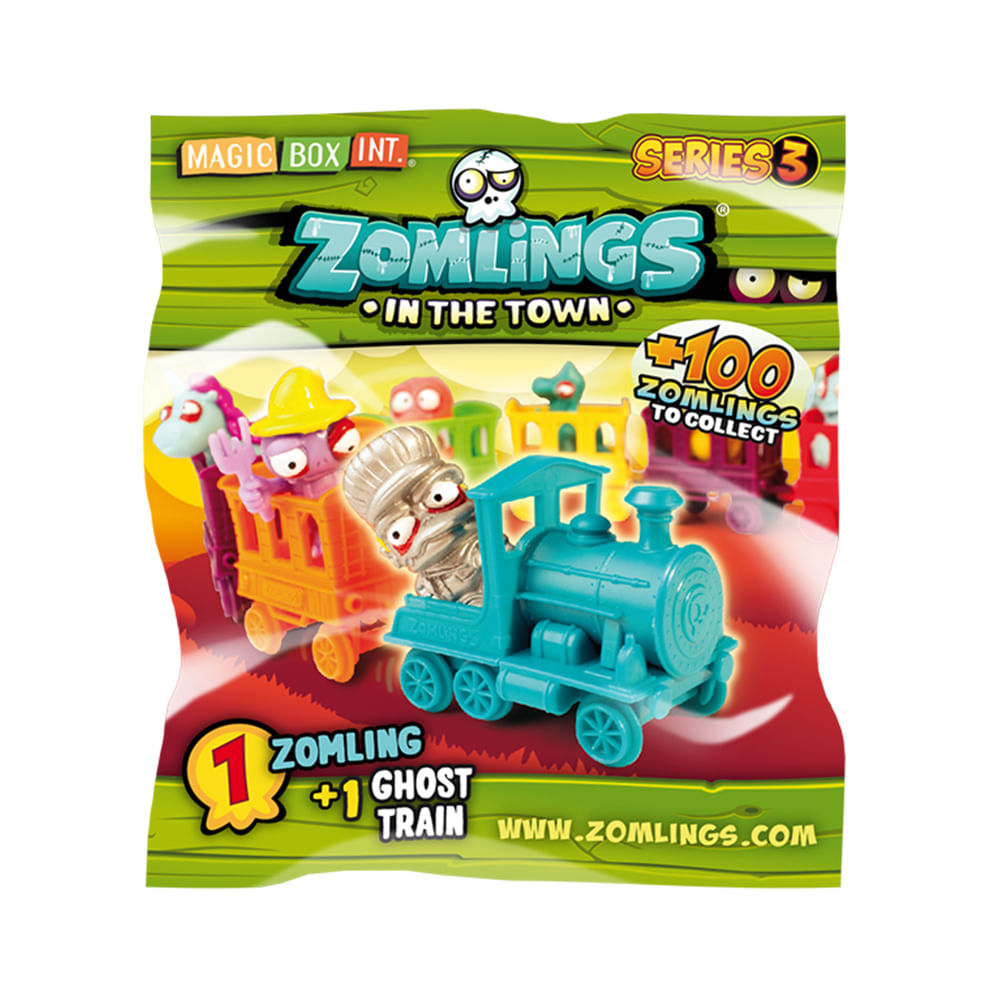 Zomlings Trenzinho Supresa Série 3 - Fun Divirta-se | Toymania