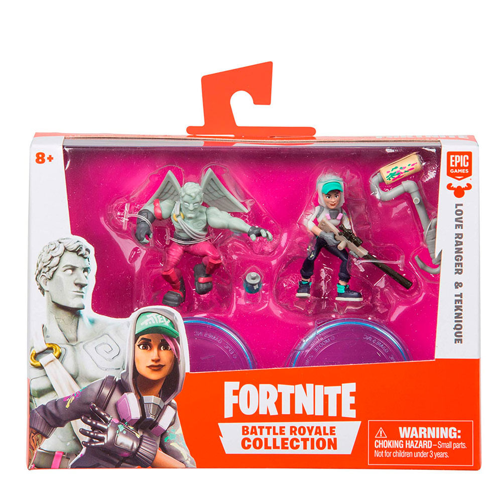 Fortnite Conjunto com 2 Mini Figuras Love Ranger e Teknique - Fun ...