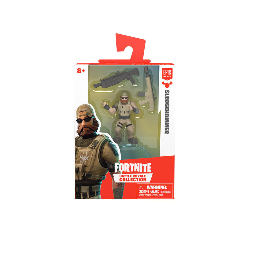 Mini Figura Fortnite Sledgehamm e Acessório - Fun Divirta-se