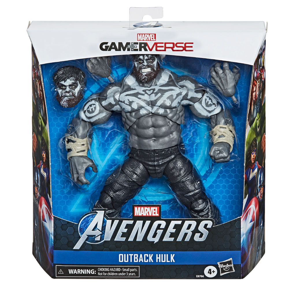 Boneco Hulk Outback Marvel Legends - Hasbro| Toymania - Barão Distribuidor