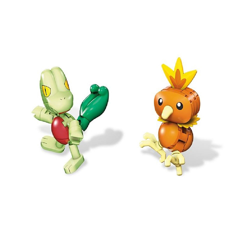 Pokémon Mega Construx Torchic vs Treeko - Mattel