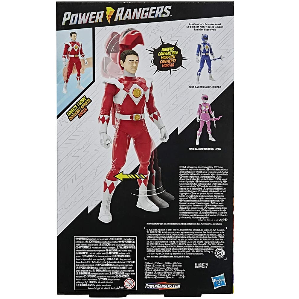 Power Rangers Hora de Morfar Ranger Vermelho - Hasbro