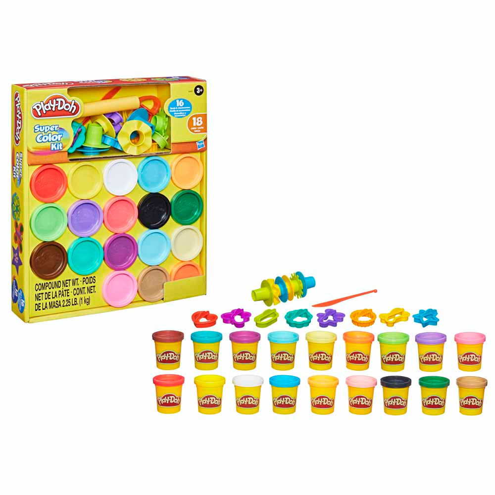 Play Doh Kit Super Color - Hasbro | Toymania - Barão Distribuidor