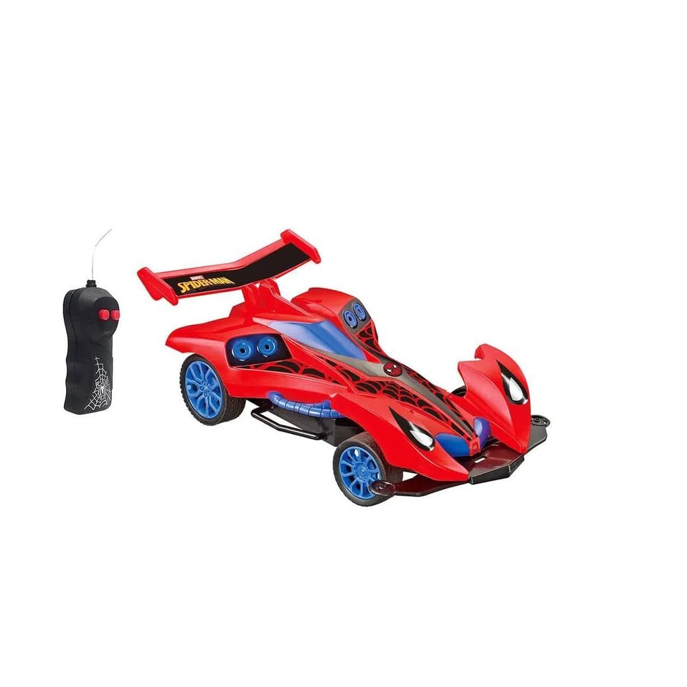 Carro Controle Remoto Spider Man 3 Funções | Toy Mania