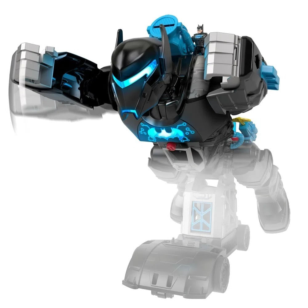 Imaginext DC Super Friends Robô Tech Batbot Preto - Mattel | Toymania ...