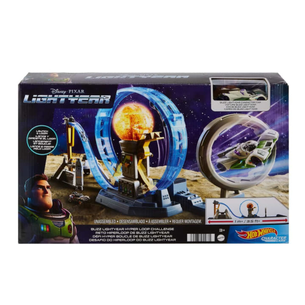 Hot Wheels Buzz Lightyear Hyper Loop Challenge - Mattel | Toymania ...