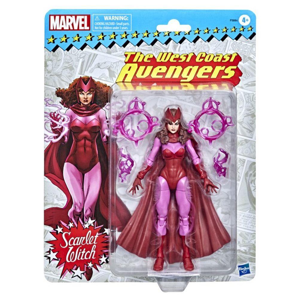 Boneca Marvel Legends Retrô Scarlet Witch - Hasbro | Toymania - Barão ...