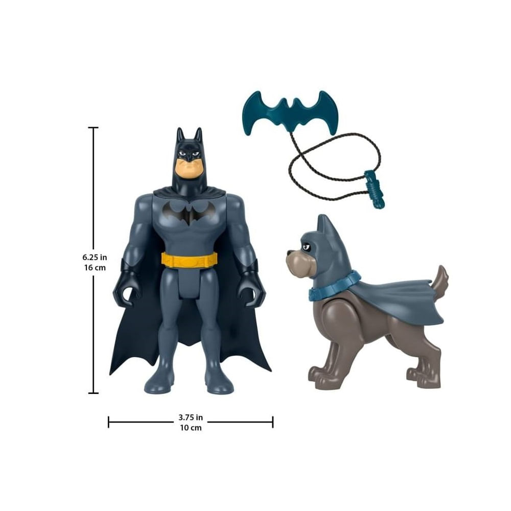 Fisher Price DC Super Pets Batman e Ace - Mattel