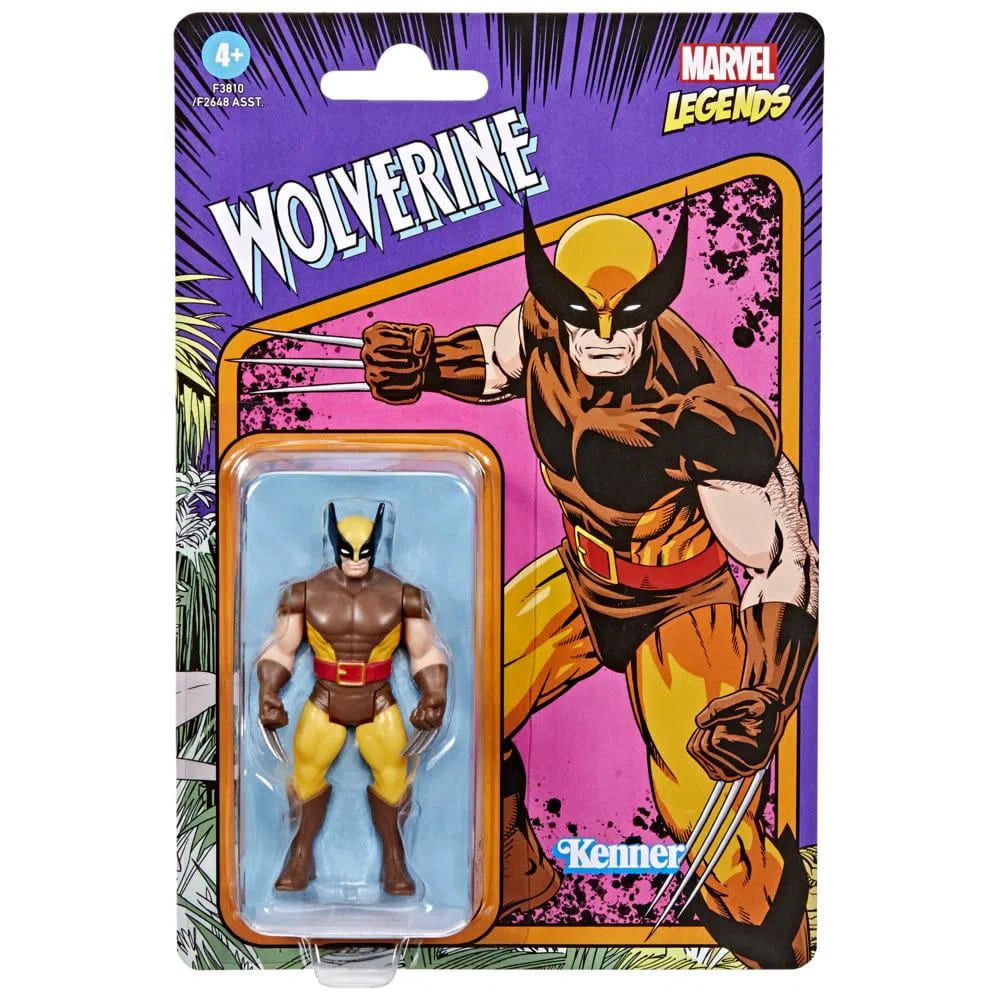 Boneco Marvel Legends Retrô Collection Wolverine - Hasbro