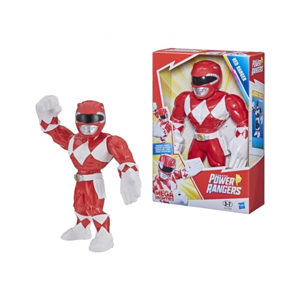 Boneco Power Rangers Red Playskool Mega Mighties - Hasbro - Barão ...