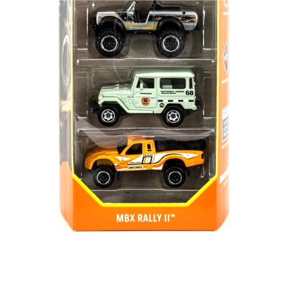 Matchbox MBX Rally II Pack Com 5 Carrinhos - Mattel