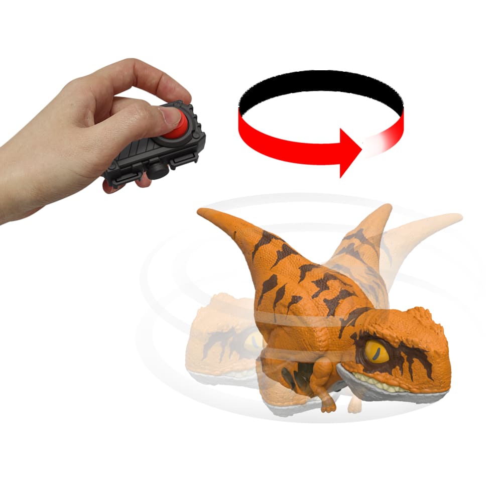 Jurassic World Click Tracker Atrociraptor Tiger - Mattel | ToyMania