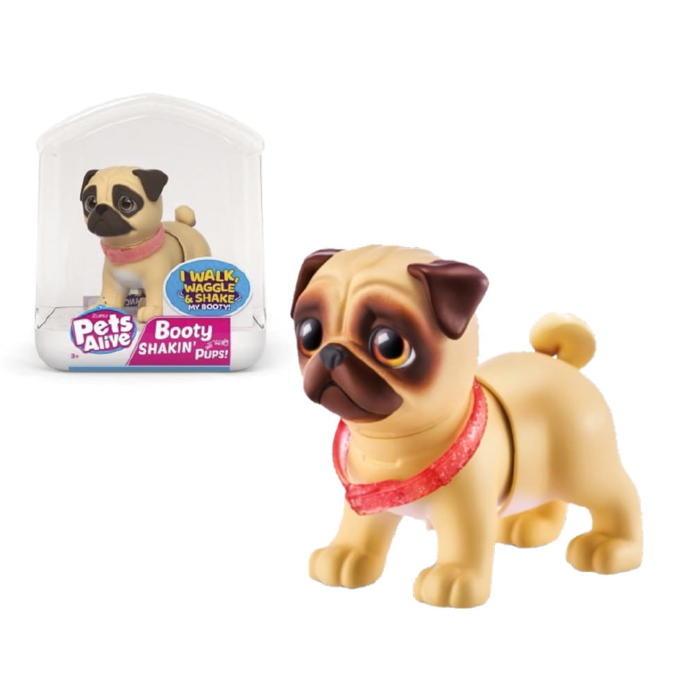 Pets Alive Booty Shakin Pups Mini Pug - Candide | ToyMania
