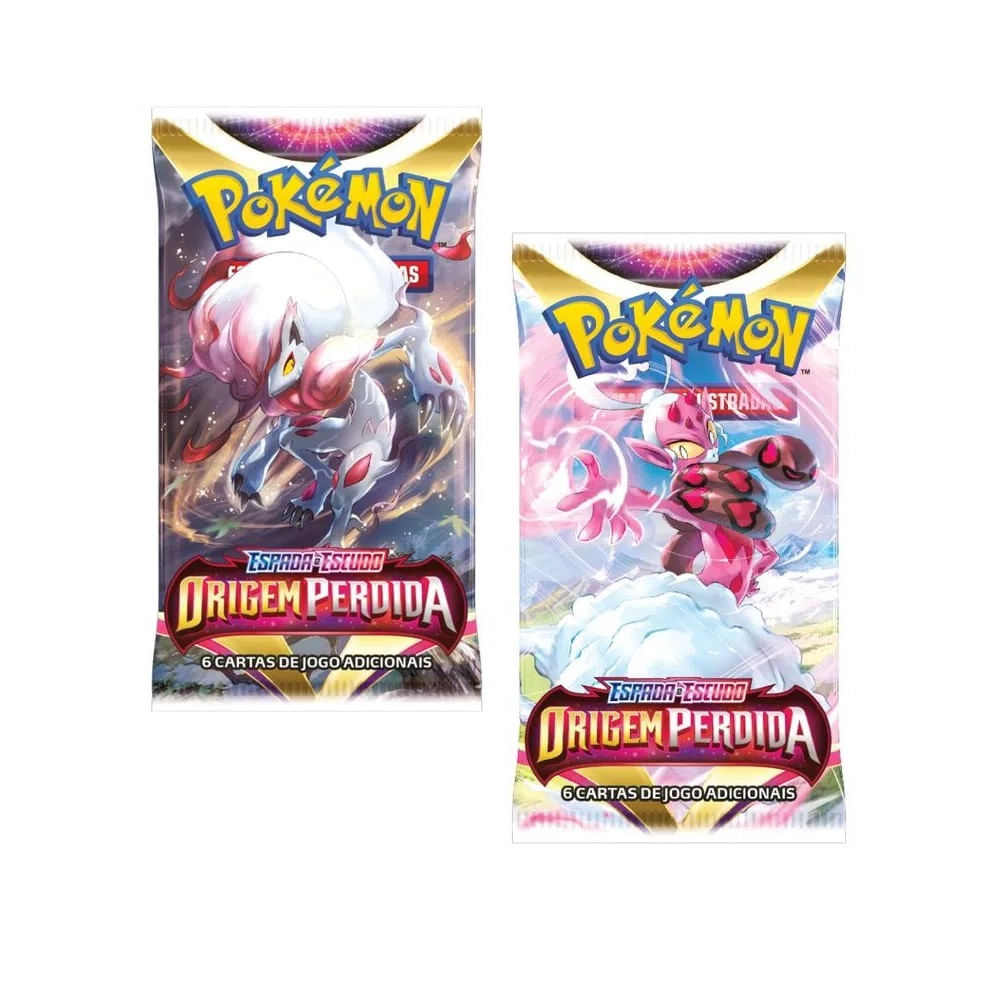 Kit Pokémon EE11 Booster Origem Perdida Com 15 Pacotes - Copag