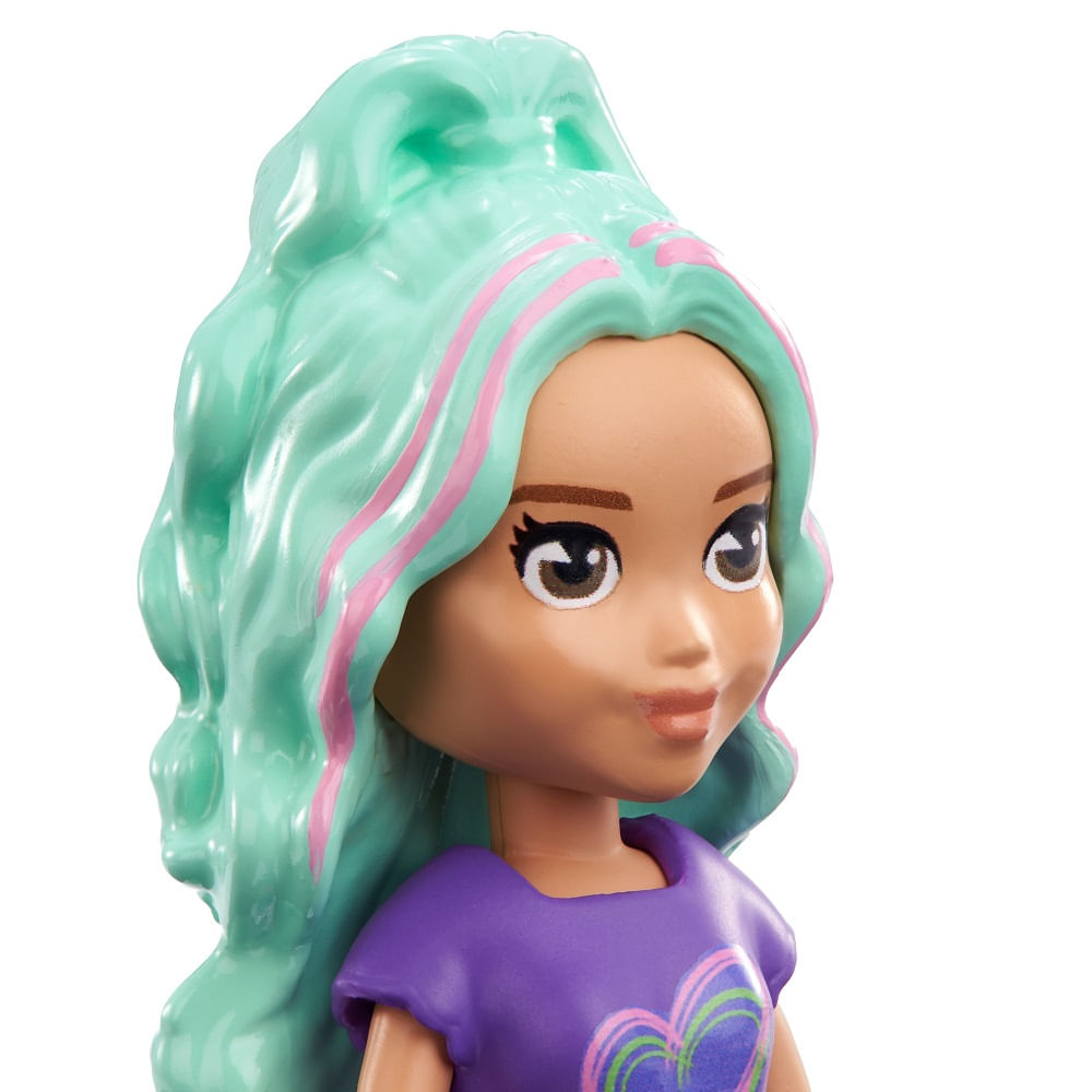 Polly Pocket Boneca Básica com Mechas - Mattel | Toymania