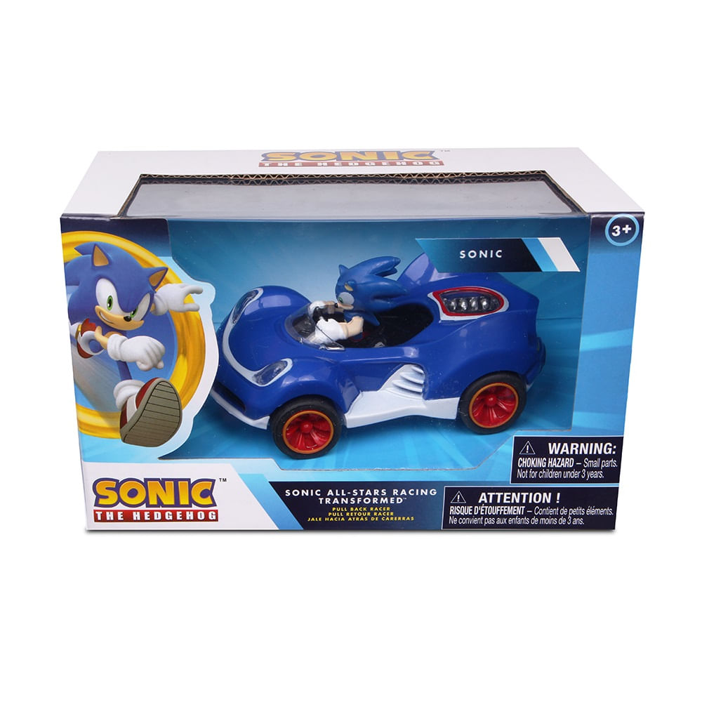 Sonic Carro Pull Back MO - Fun Divirta-se | Toymania
