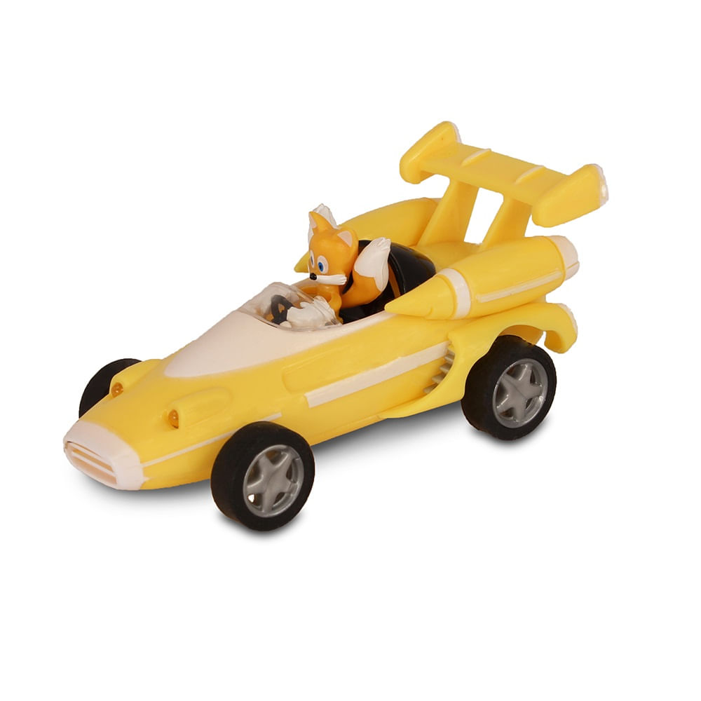 Sonic Carro Pull Back Tails - Fun Divirta-se | Toymania