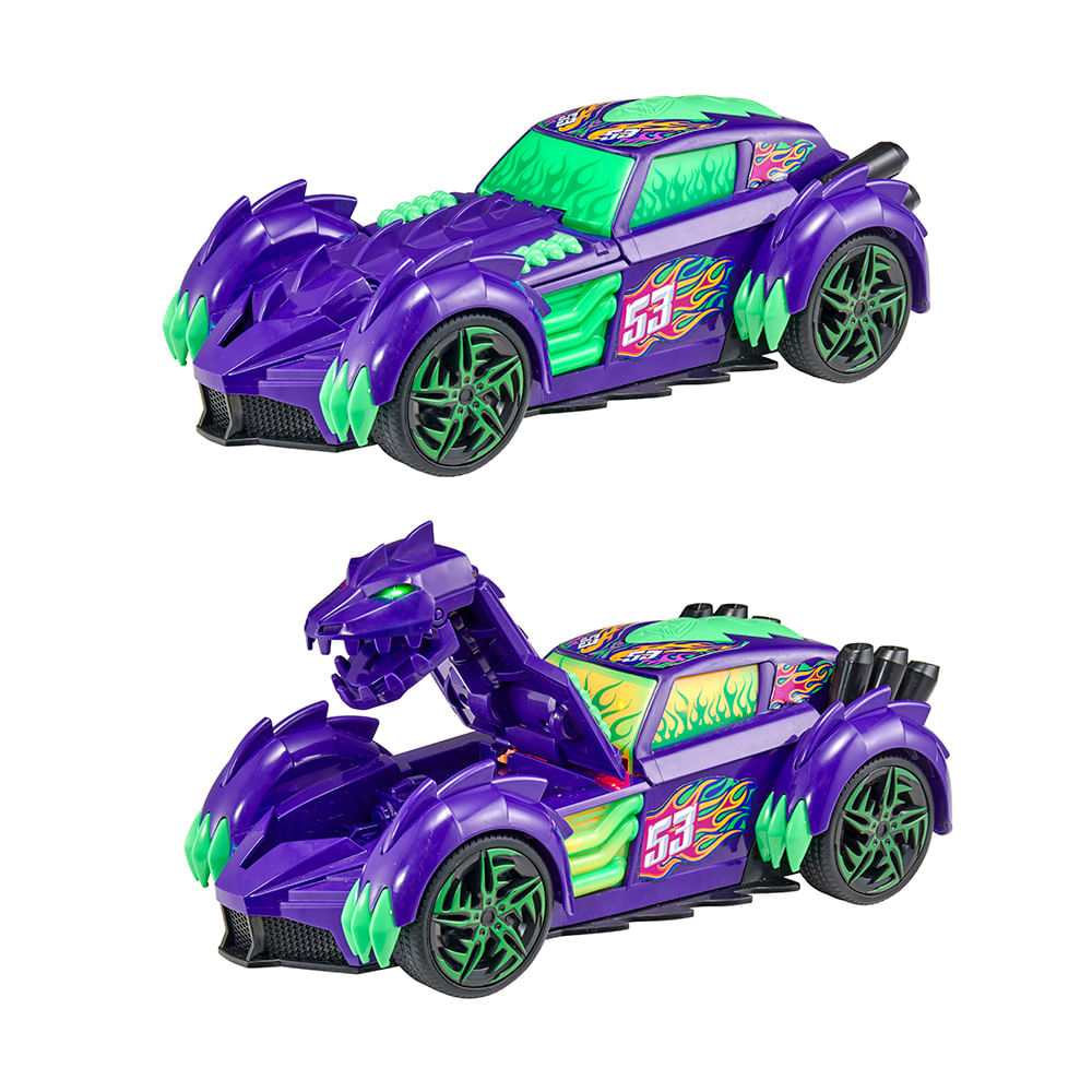 Carro Monster Converterz Roxo - Fun Divirta-se | Toymania