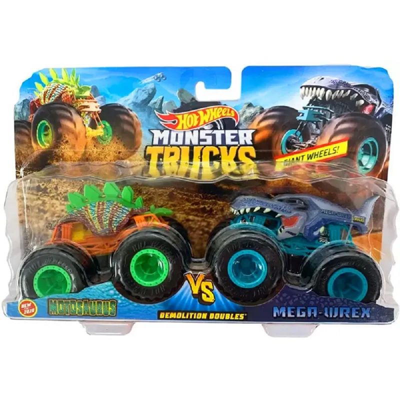 Hot Wheels Monster Trucks Mega Wrex com 2 - Mattel | Toymania