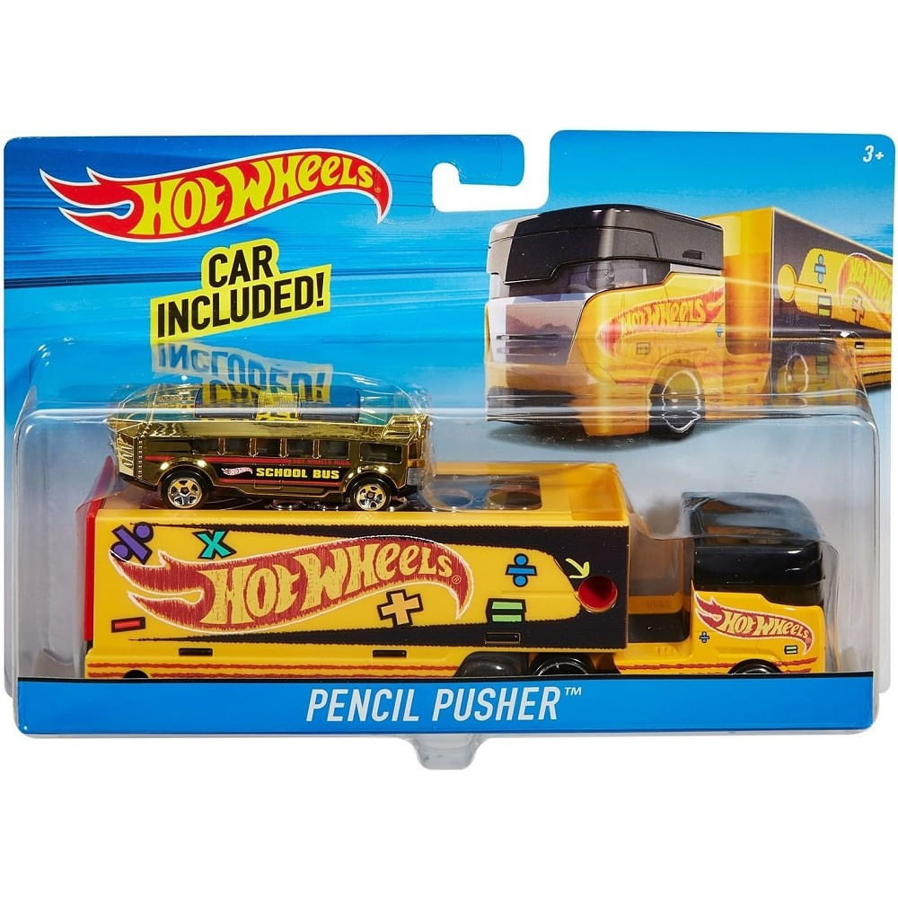 Hot Wheels Transportador Pencil Pusher Mattel Toymania