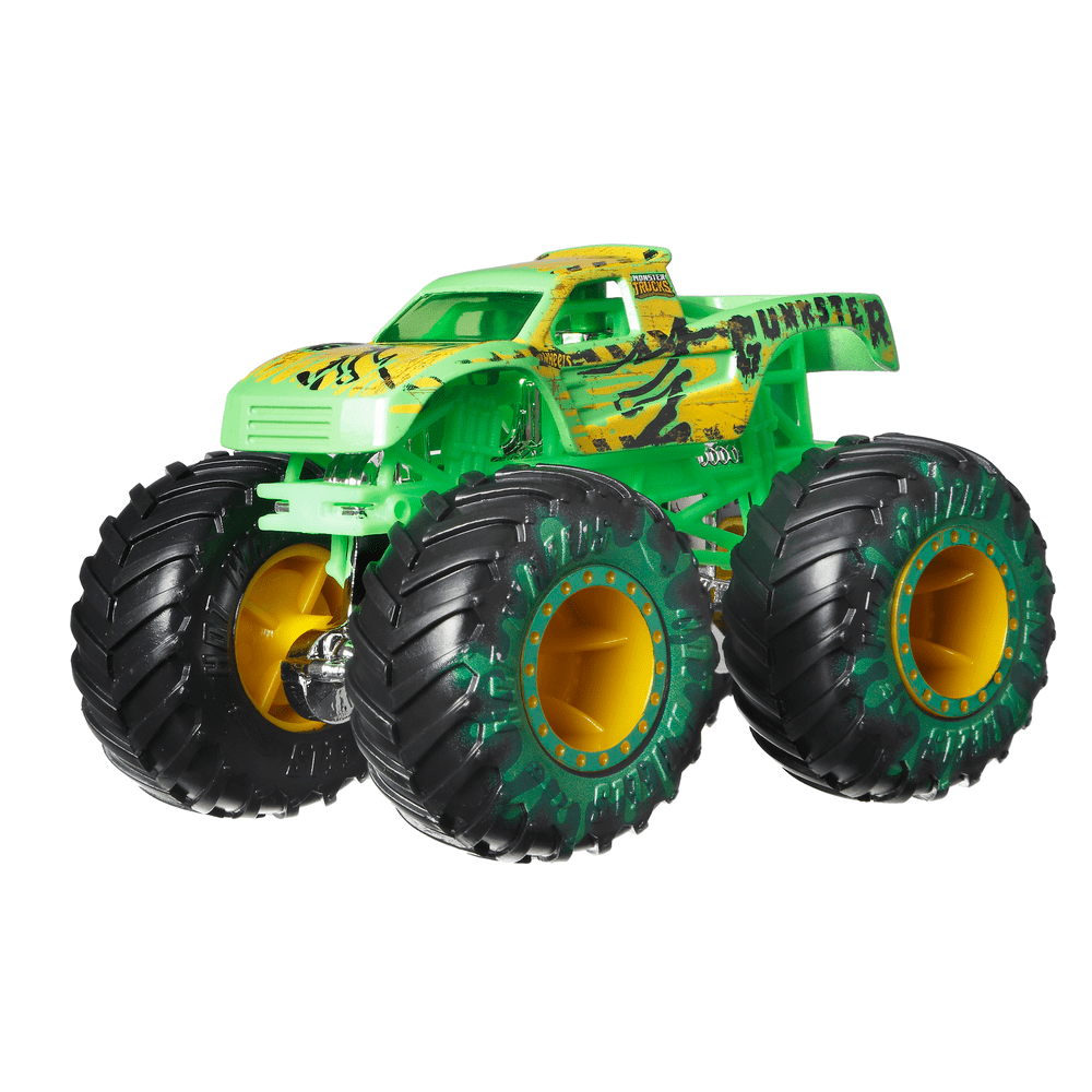 Hot Wheels Monster Trucks Veículo Gunkster - Mattel