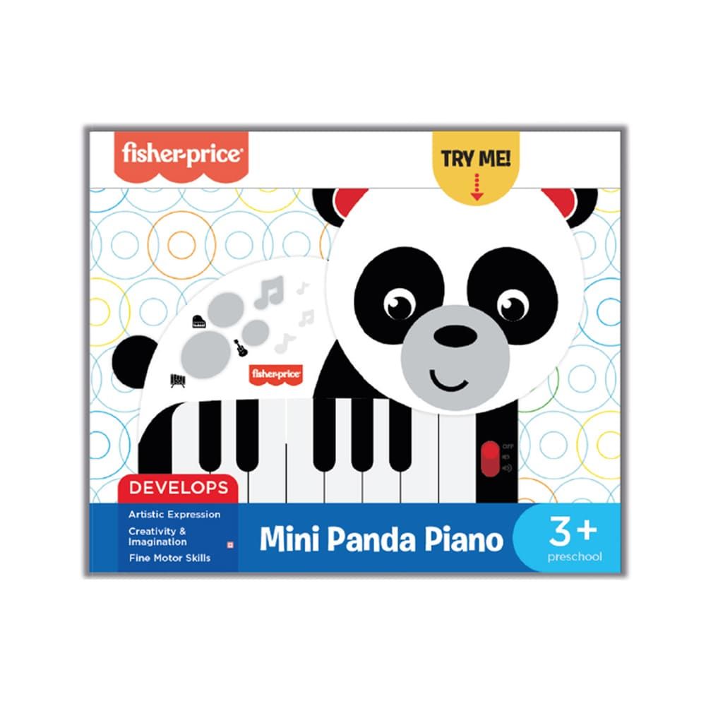 Fisher Price Mini Panda Piano - Divirta-se com este piano divertido