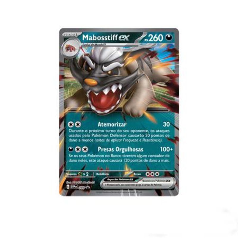 Pokémon Box Mabosstiff EX - Copag - Barão Distribuidor