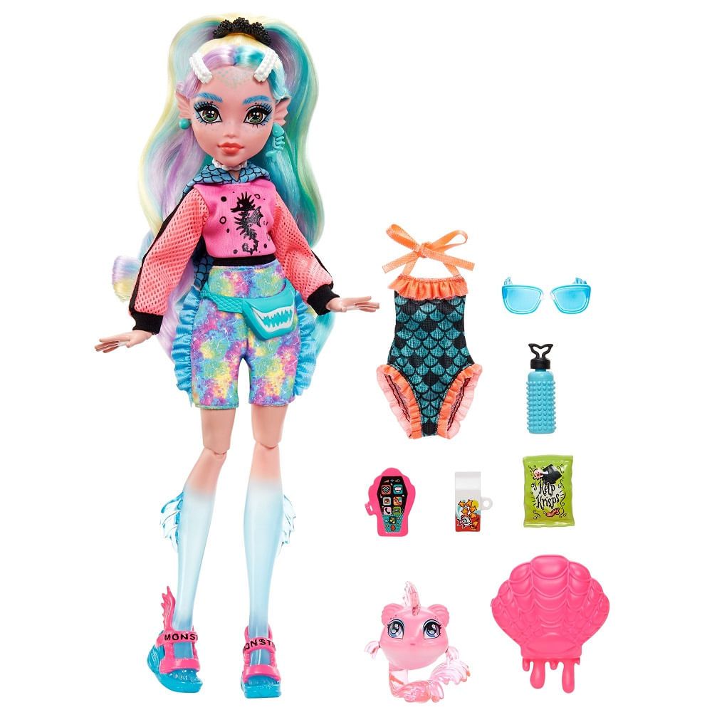 Monster High Boneca Lagoona Moda - Mattel