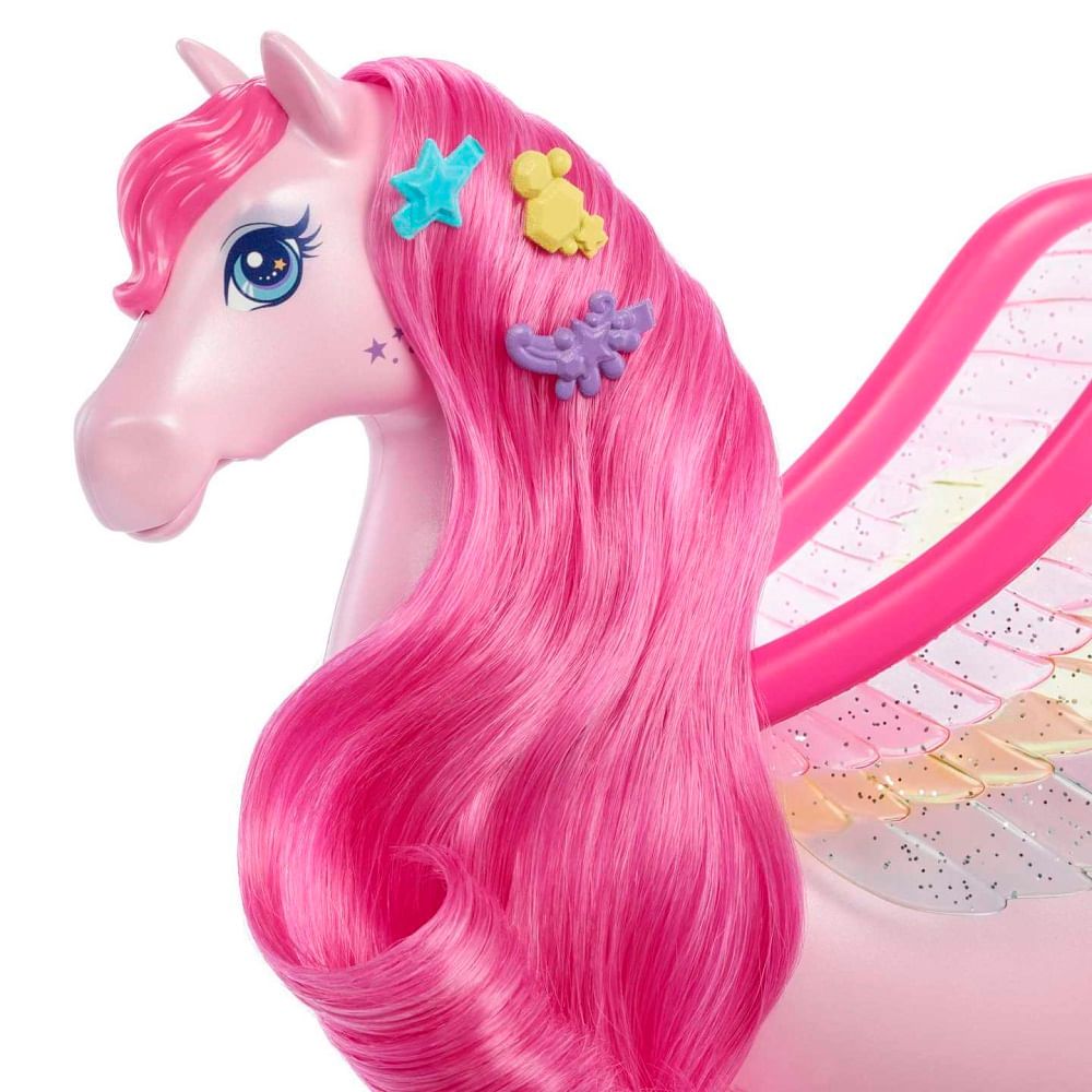 Barbie Pegasus Rosa com Acessórios - Mattel