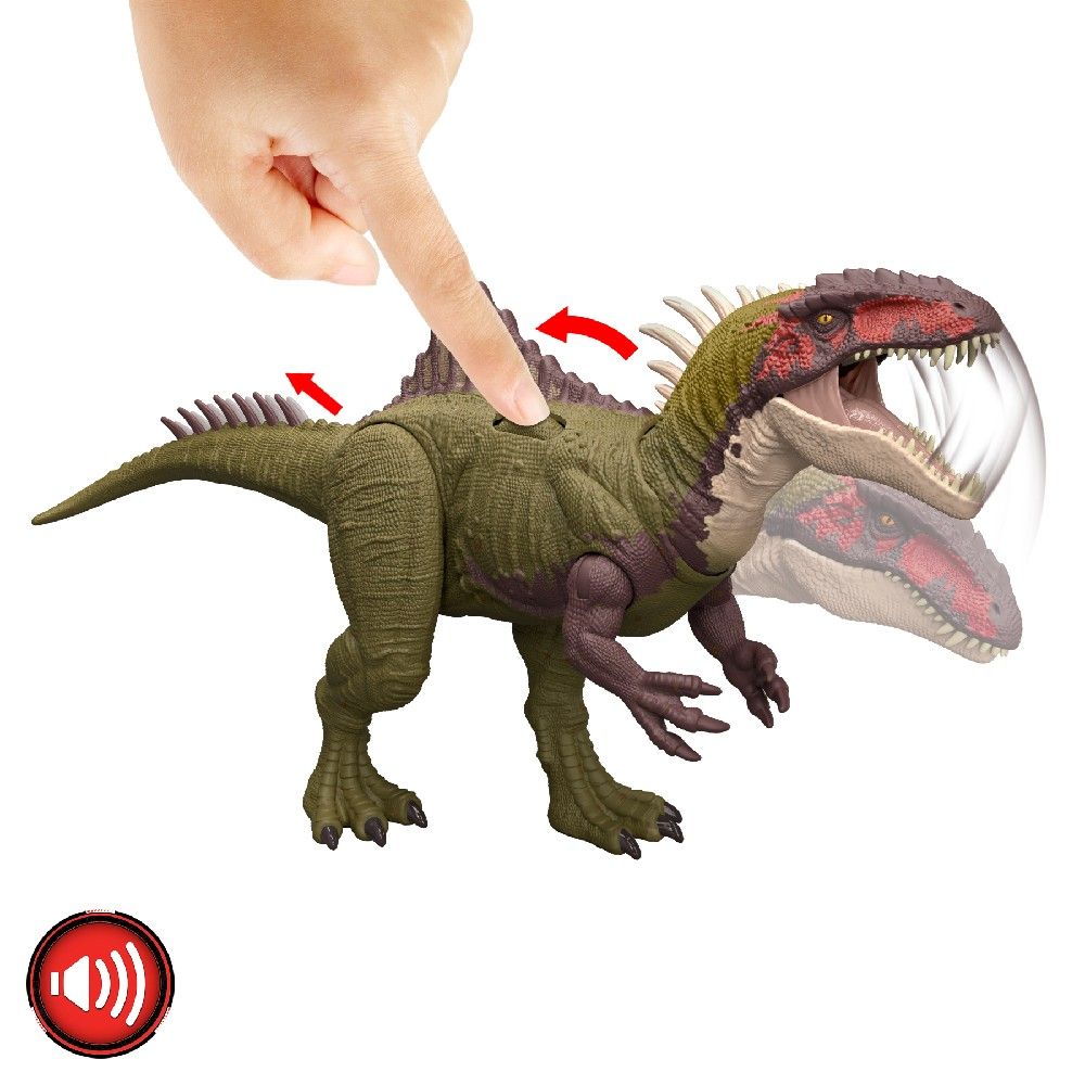 Jurassic World Rugido de Batalha Becklespinax - Mattel - Barão Distribuidor