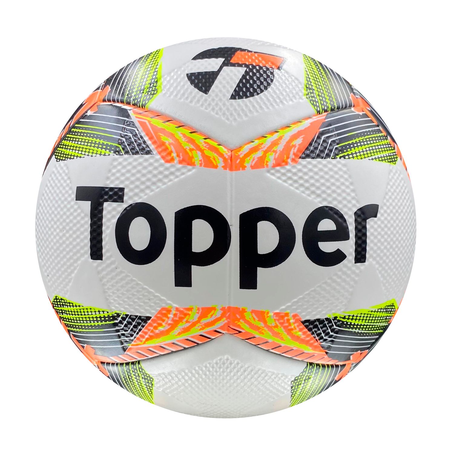 Bola Topper Slick 2024 Futsal Branco e Laranja - Topper - Barão ...