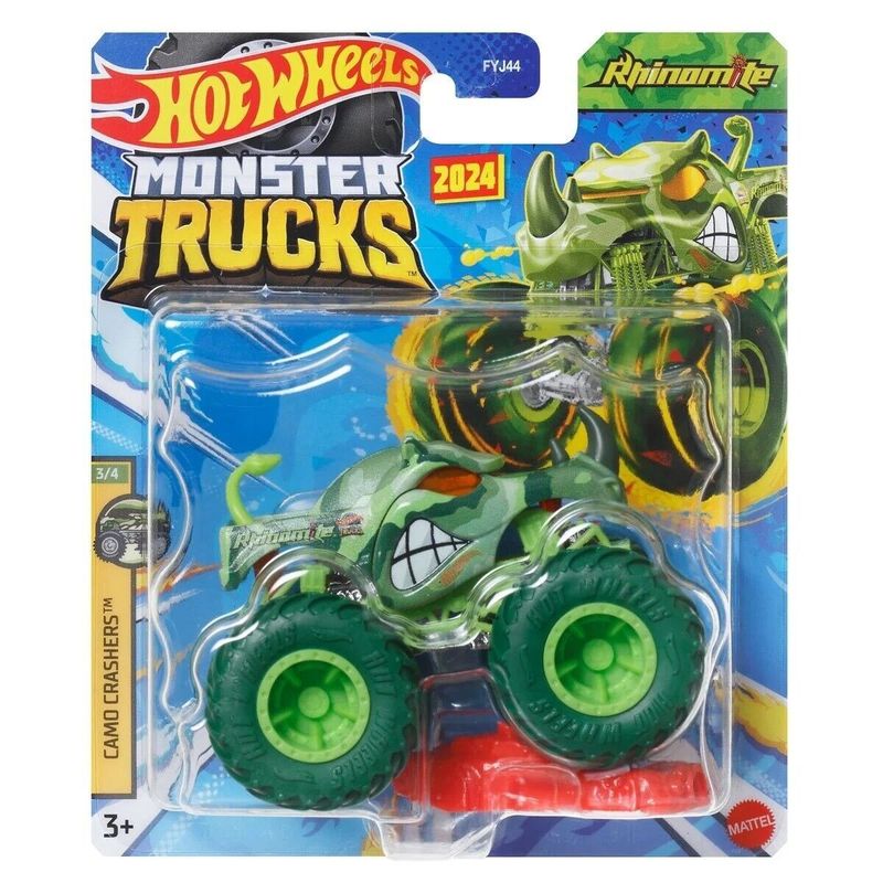 Hot Wheels Monster Trucks Rhinomite - Mattel - Barão Distribuidor