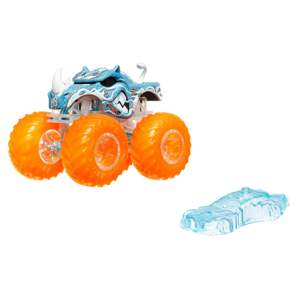 Hot Wheels Monster Trucks Rhinomite Power Smashers - Mattel
