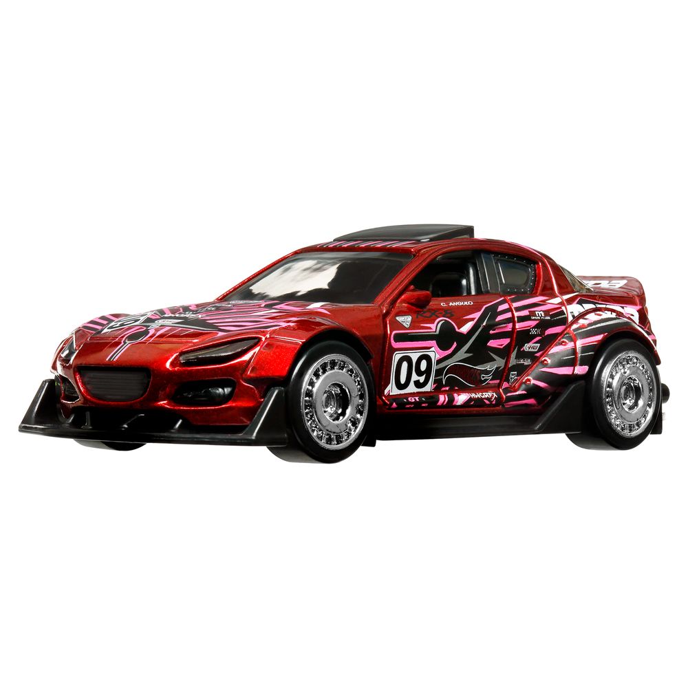 Hot Wheels Pull-back 2004 Mazda RX8 Custom - Mattel - Barão Distribuidor
